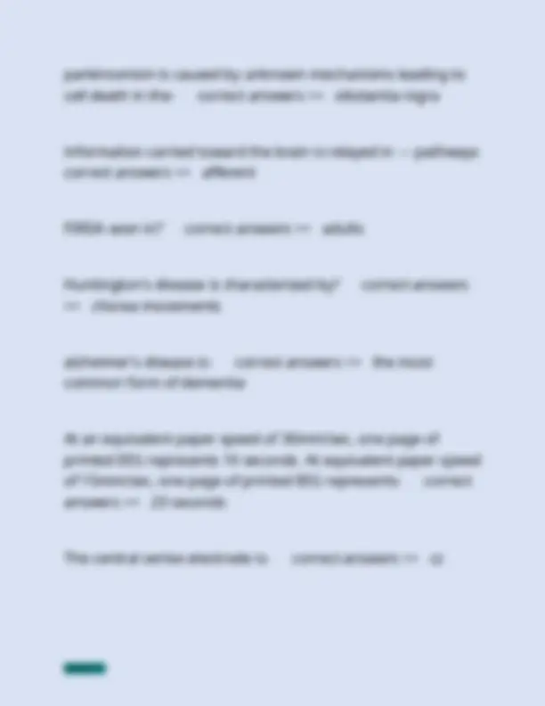 EEG Registry Exam Study Guide: ASET Review Questions and Answers ...