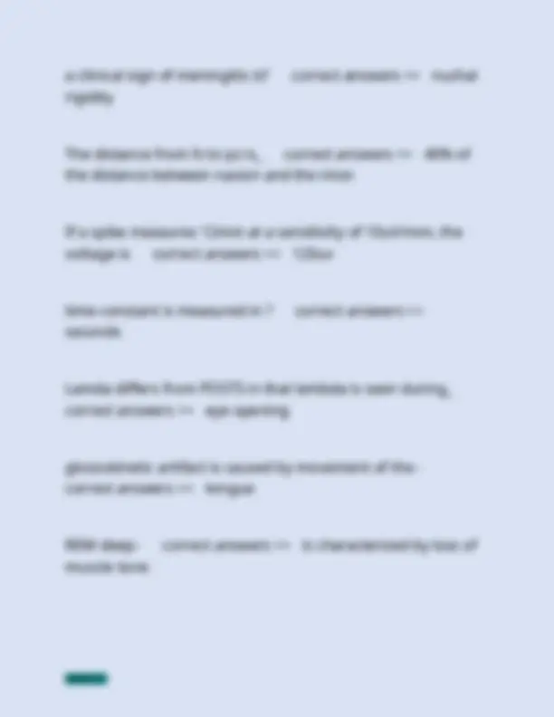EEG Registry Exam Study Guide: ASET Review Questions and Answers ...
