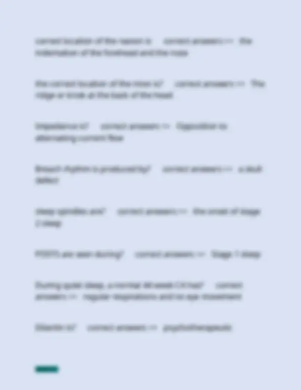 EEG Registry Exam Study Guide: ASET Review Questions and Answers ...