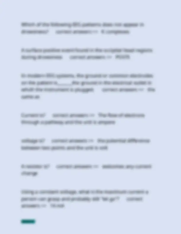 EEG Registry Exam Study Guide: ASET Review Questions and Answers ...