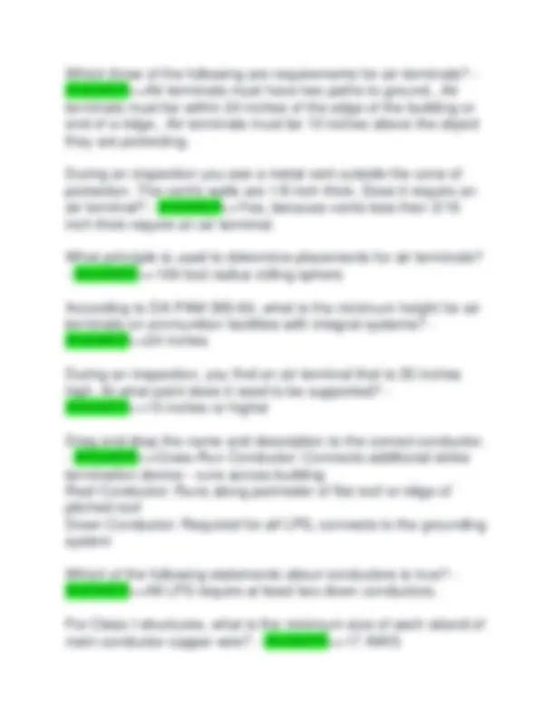 Army Electrical Explosives Safety Course (Ammo 28) Questions and ...