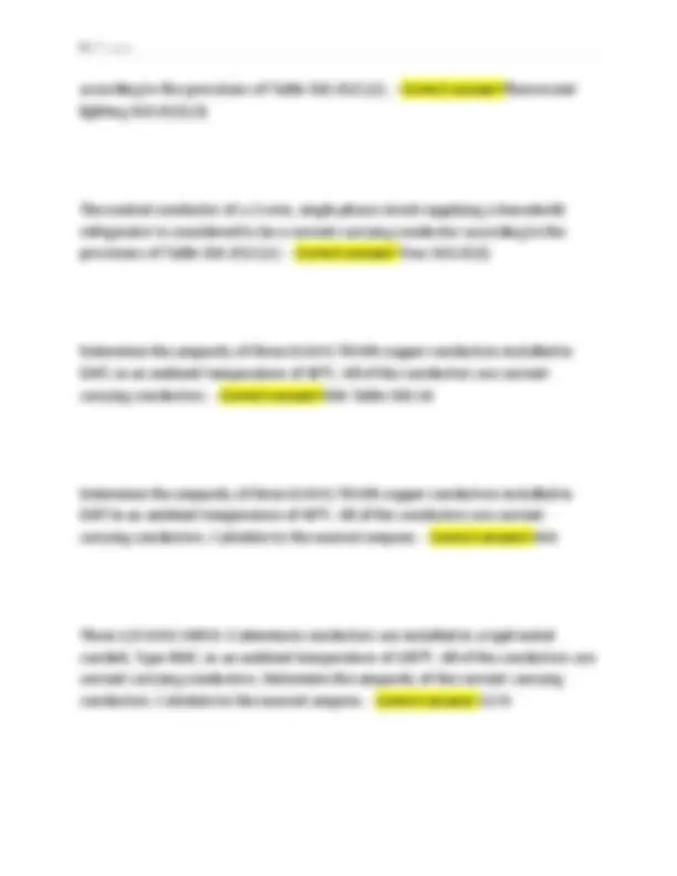 Electrical Code Calculations lvl 1 Lesson 2 - Determining Conductor Ampacity | Brand New | Exams ...