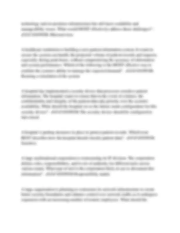 CompTIA CertMaster Security+ SY0-701 Domain 3.0 Security Architecture ...