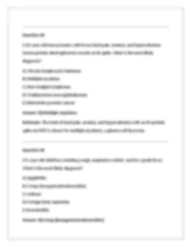 COMLEX LEVEL 3 STYLE PRACTICE EXAM 2025 WITH QUESTIONS, ANSWERS, AND ...