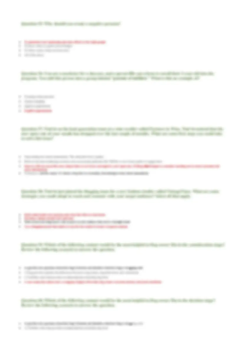 HubSpot Inbound Marketing Certification Exam Answers (100% Verified ...