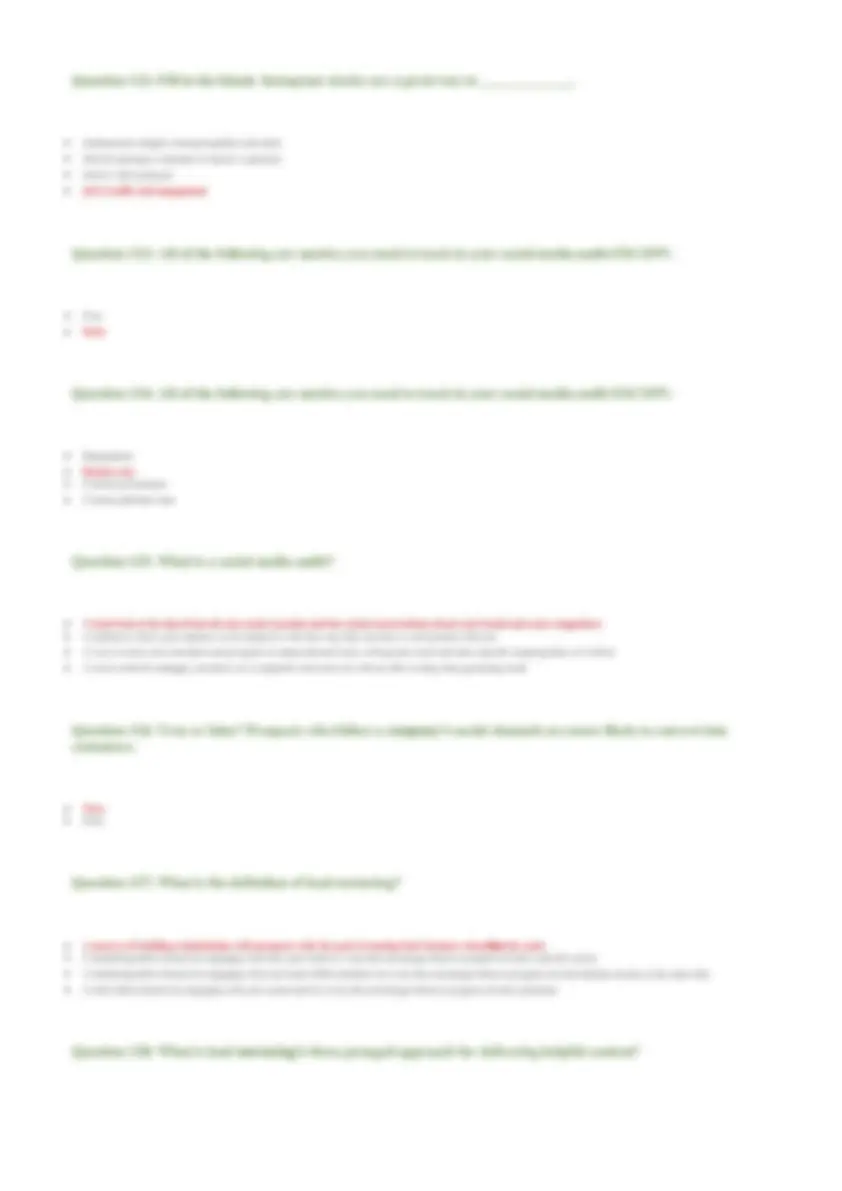 HubSpot Inbound Marketing Certification Exam Answers (100% Verified ...