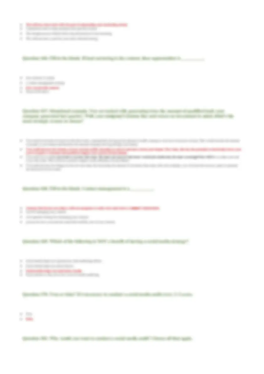 HubSpot Inbound Marketing Certification Exam Answers (100% Verified ...