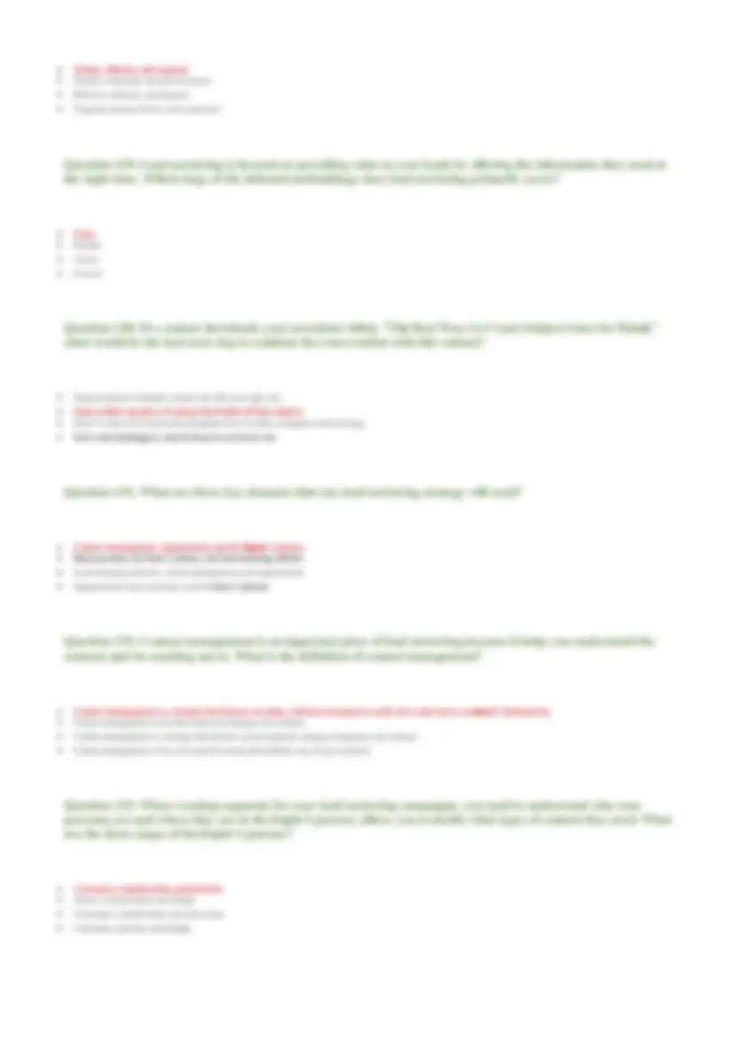 HubSpot Inbound Marketing Certification Exam Answers (100% Verified ...