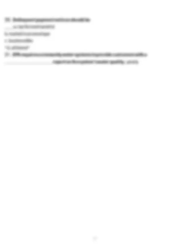 TCEQ Class C Water License Questions and Answers 100% Correct and ...
