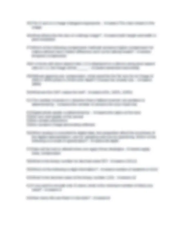 Digital Media Final Exam Study Guide Questions with Answers Graded A+ ...