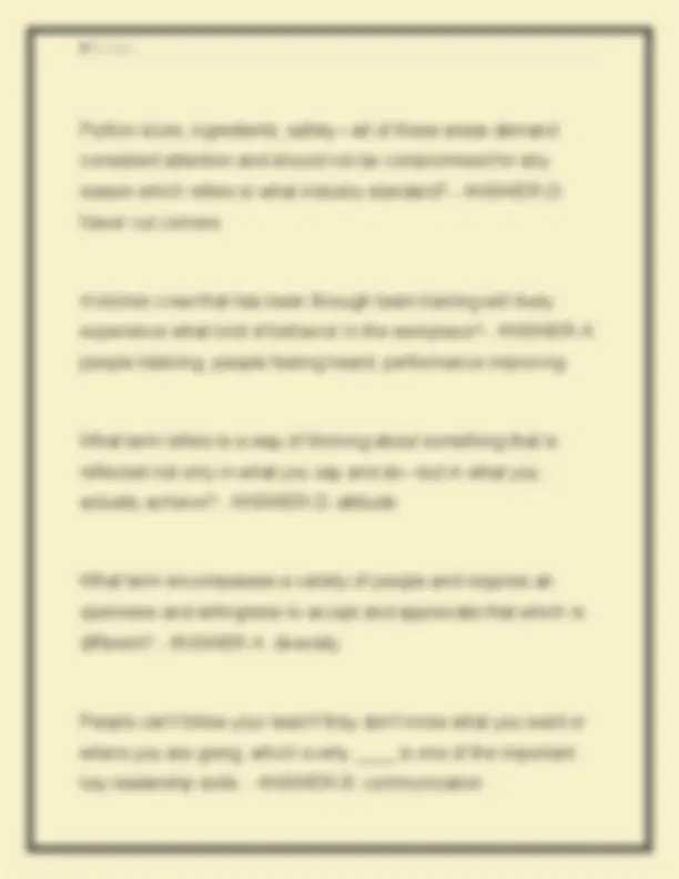 CULINARY ARTS 1 FINAL EXAM LATEST 2025 ACTUAL EXAM WITH COMPLETE ...