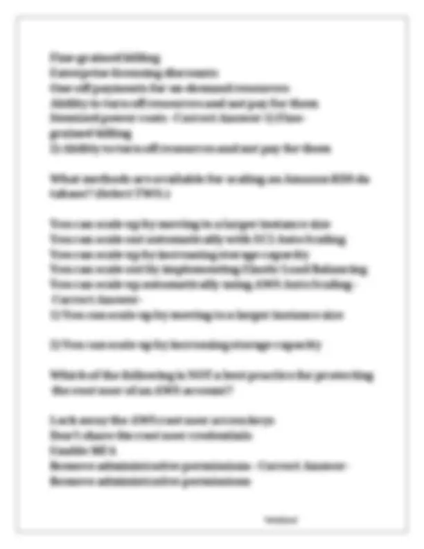 AWS Cloud Practitioner Exam Practice Questions | Exams Advanced ...