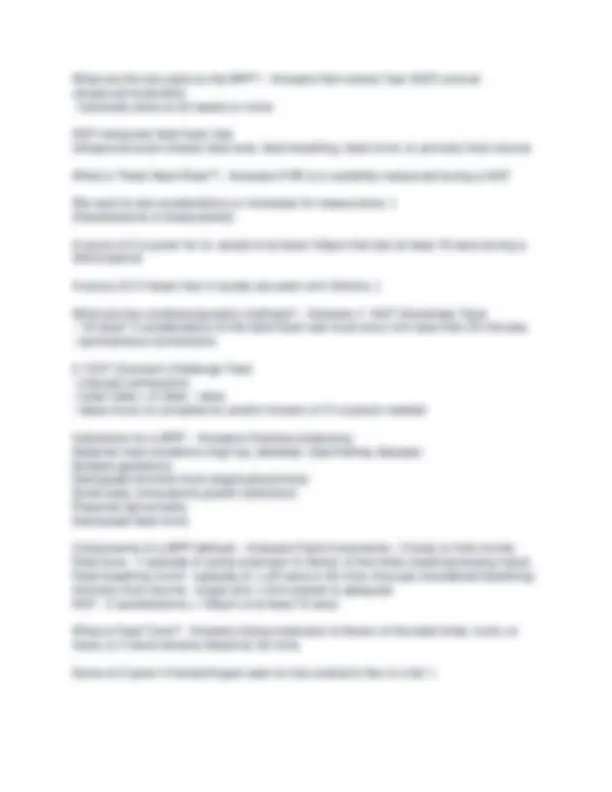 BPP - Fetal Biophysical Profile Quiz Exam Questions and Answers Latest ...