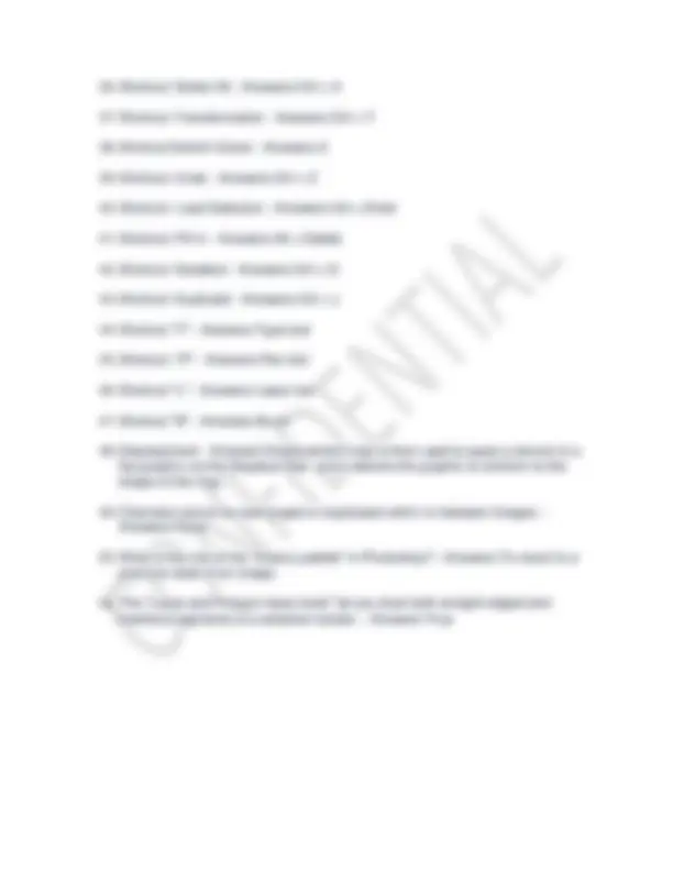 Digital Art Final Midterm Exam Questions with Answers Rated A+. | Exams ...