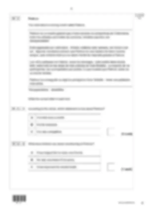 2024 AQA GCSE SPANISH 8698/RH Paper 3 Reading Higher Tier Merged ...