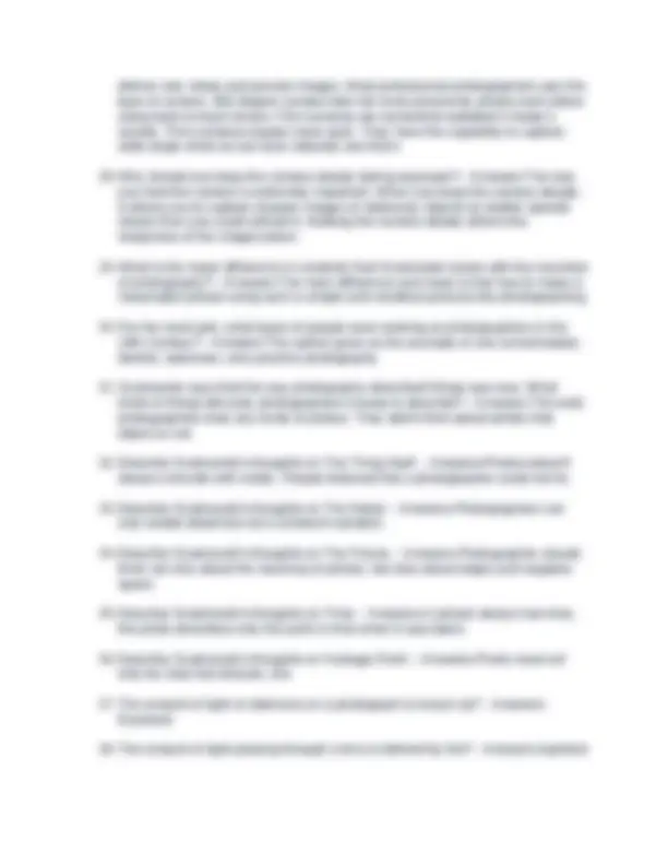 Digital Photography Final Exam Questions with Answers Graded A+ ...