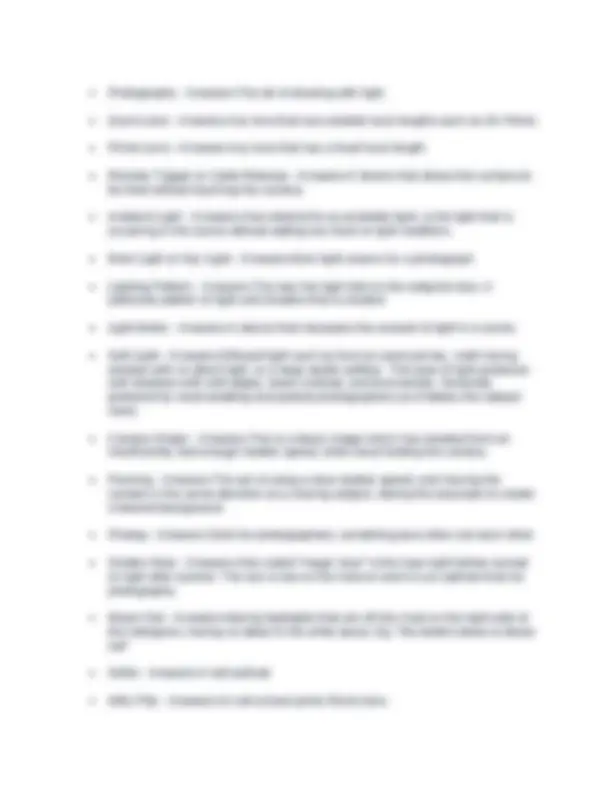 Introduction to Digital Photography Quiz Exam 1 Questions and Answers ...