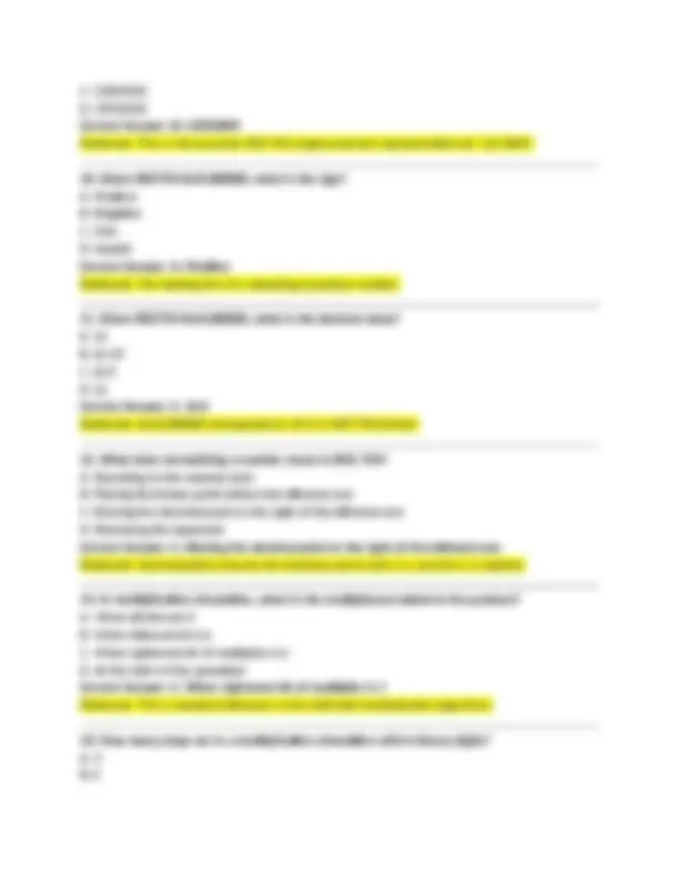 CDA 3100 final exam prep BEST STUDYING MATERIAL WITH VERIFIED ANSWERS ...