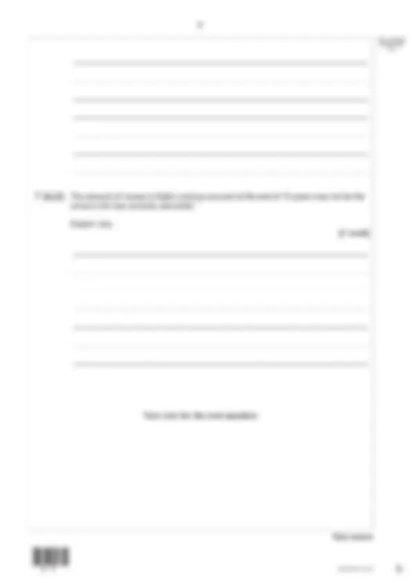 Actual 2024 AQA A-level MATHEMATICS 7357/2 Paper 2 Merged Question Paper + Mark Scheme Ac ...