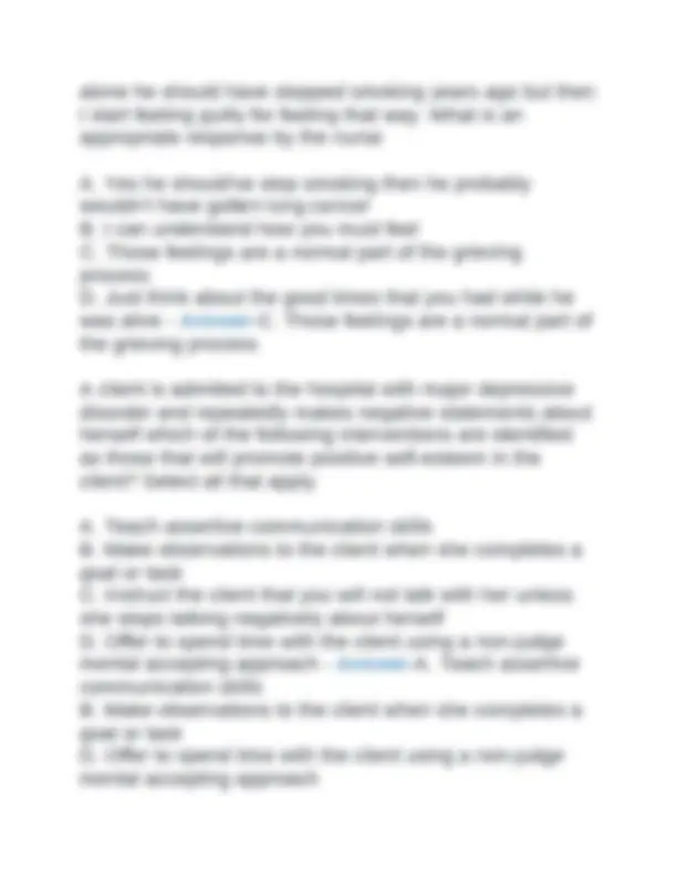 Exam Questions - Depressive disorders, Bipolar disorder, Suicide ...