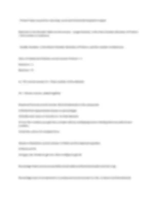 GCSE Chemistry Unit 2 Revision Questions with Correct Answers | Exams Chemistry | Docsity