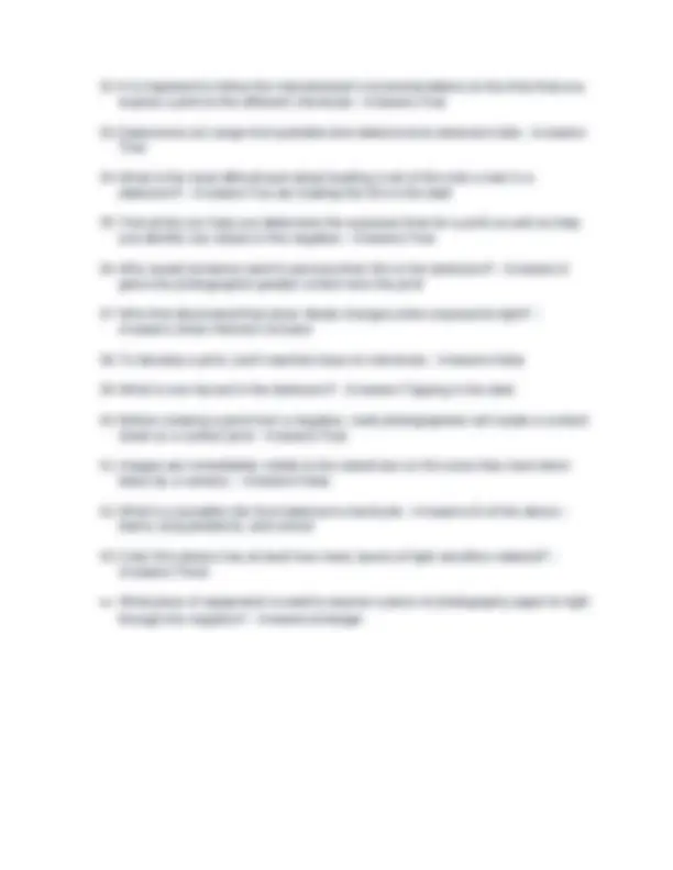 Digital Photography 2 final Midterm Exam Questions and Answers Verified ...