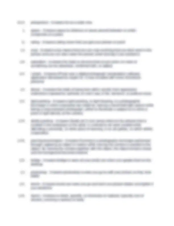 Digital Photography- Final Quiz Exam Questions with Answers Latest ...