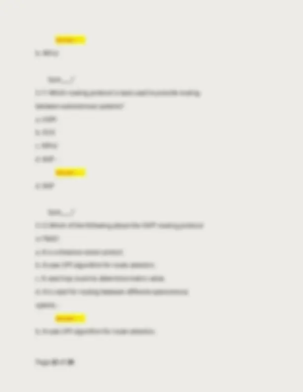 NRS-1 Practice Test from Nokia's Site / Actual Exam Questions and ...