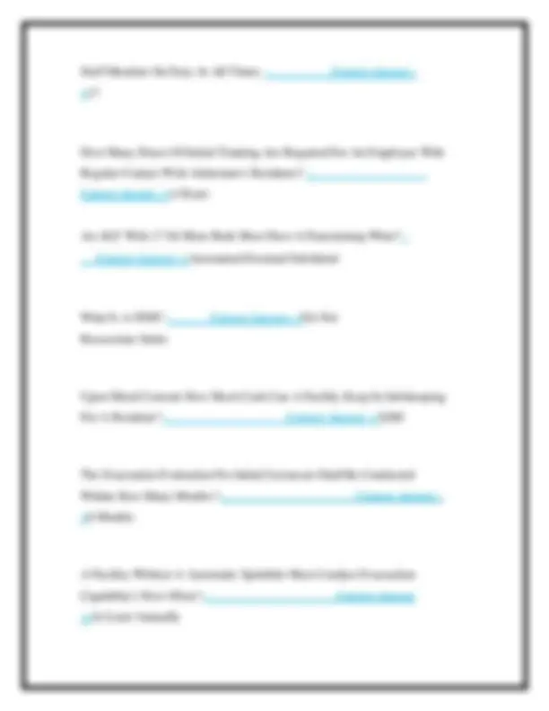 ALF Core Training Test Florida 2025 – Full Exam Questions and Correct ...