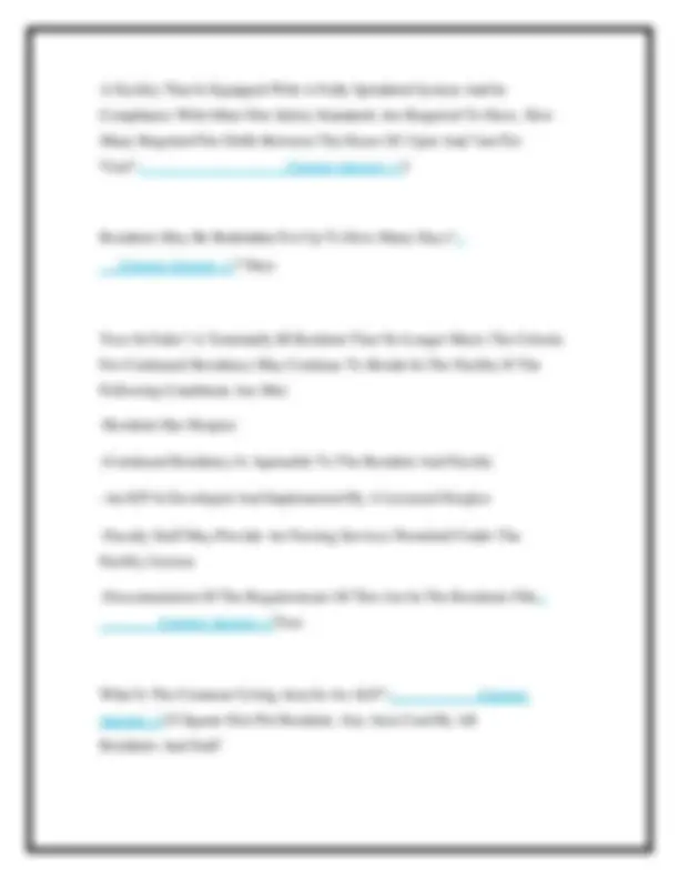 ALF Core Training Test Florida 2025 – Full Exam Questions and Correct ...