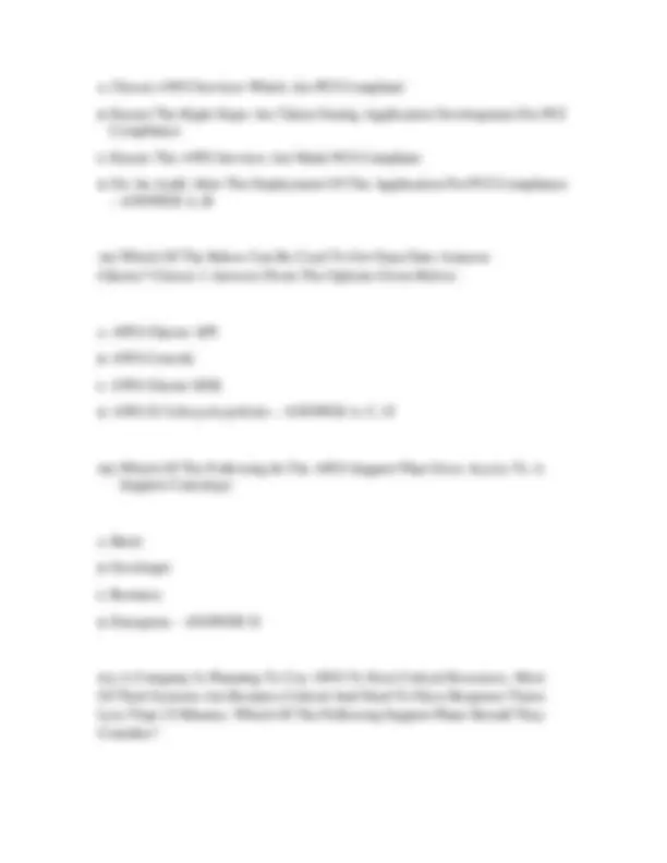 AWS Cloud Practitioner Exam 2025 – Complete Questions and Verified ...