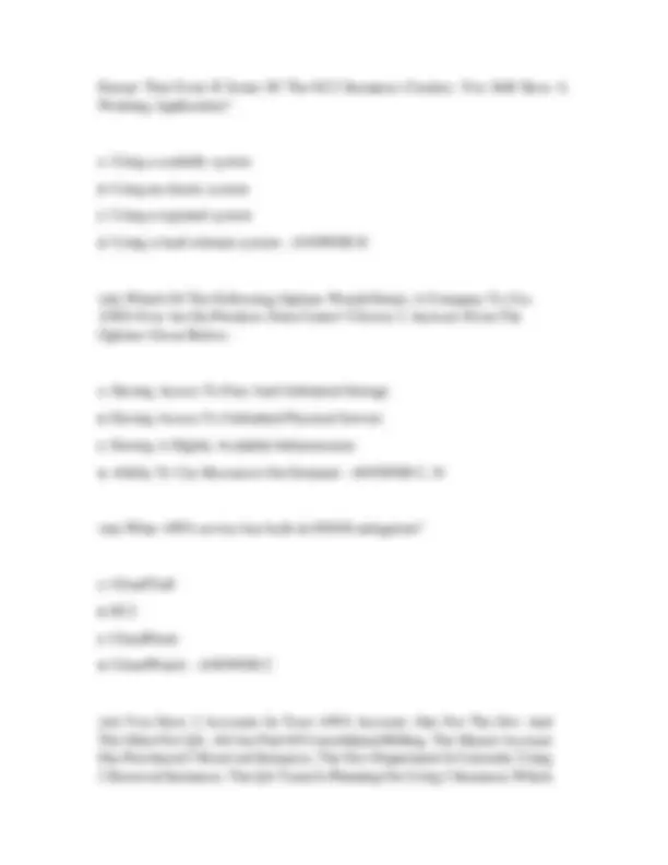 AWS Cloud Practitioner Exam 2025 – Complete Questions and Verified ...