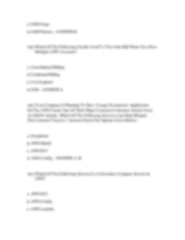 AWS Cloud Practitioner Exam 2025 – Complete Questions and Verified ...