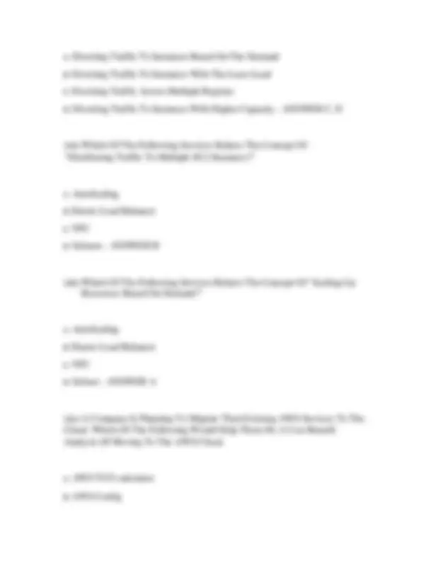 AWS Cloud Practitioner Exam 2025 – Complete Questions and Verified ...