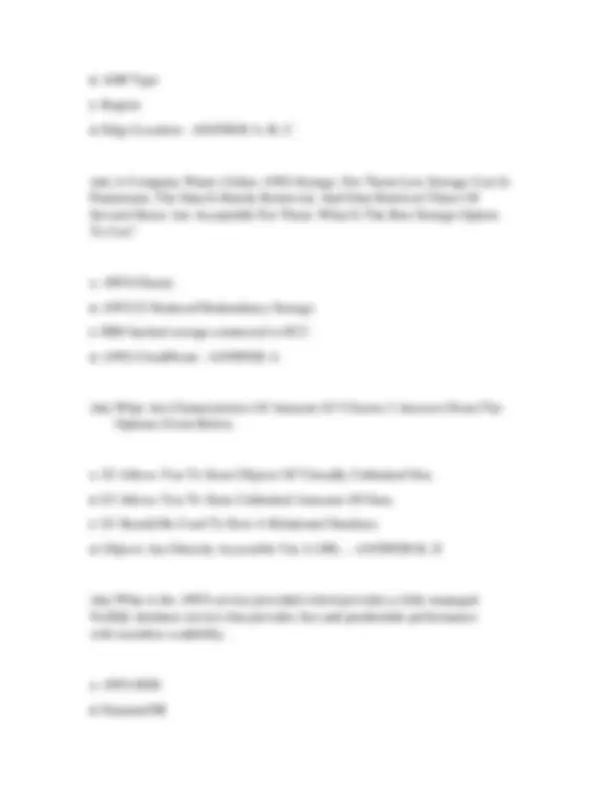 AWS Cloud Practitioner Exam 2025 – Complete Questions and Verified ...