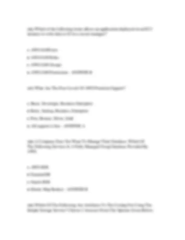 AWS Cloud Practitioner Exam 2025 – Complete Questions and Verified ...