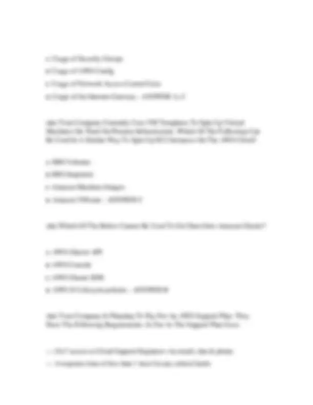 AWS Cloud Practitioner Exam 2025 – Complete Questions and Verified ...