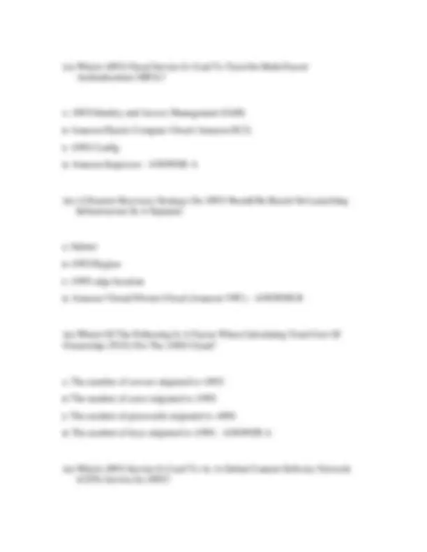 AWS Cloud Practitioner Exam 2025 – Complete Questions and Verified ...