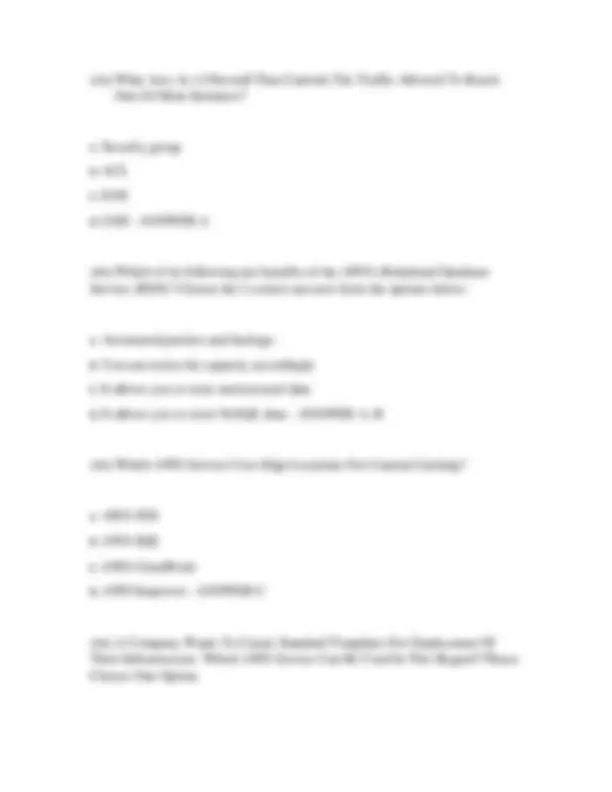 AWS Cloud Practitioner Exam 2025 – Complete Questions and Verified ...