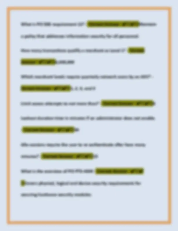 PCI DSS Study Questions: Mastering Data Security Standards | Exams ...