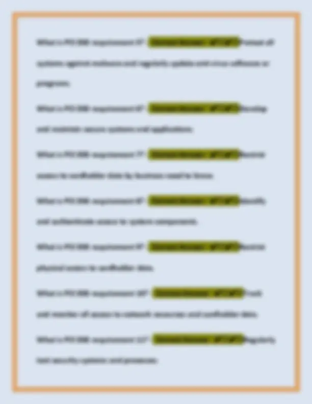 PCI DSS Study Questions: Mastering Data Security Standards | Exams ...