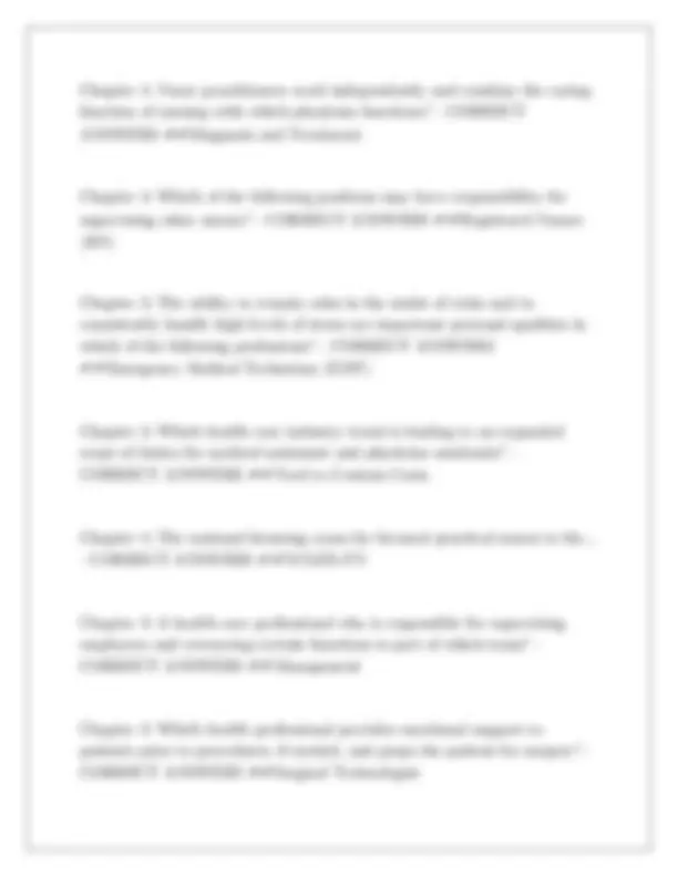 Healthcare Professions Exam Questions and Answers: A Study Guide ...