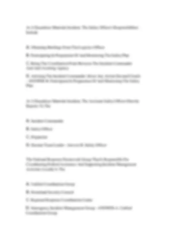 Firefighter Hazmat Operations Exam 2025 – Complete Practice Questions ...
