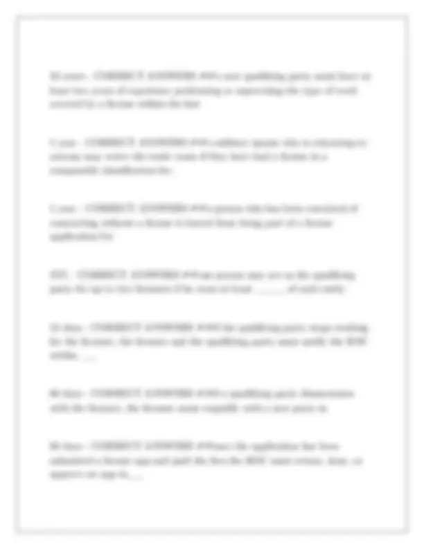 AZ ROC exam questions with answers | Exams Trade and Commerce | Docsity