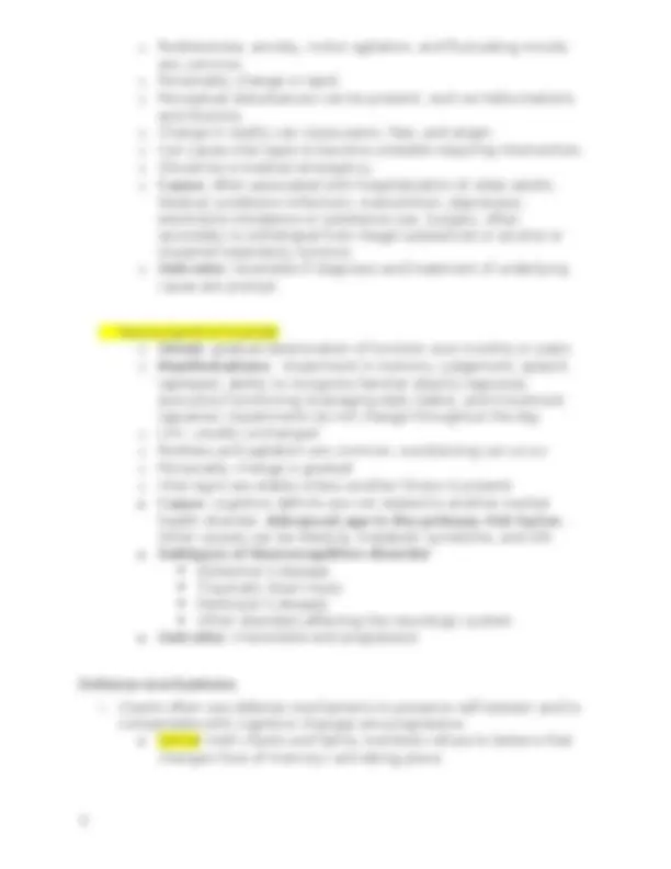 MENTAL HEALTH EXAM 2: MODULES 4,5,6, & 7 | Study Guides, Projects ...