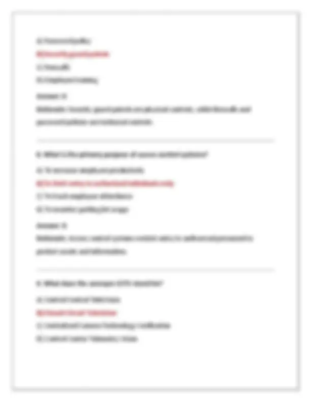 CERTIFIED PROTECTION PROFESSIONAL (CPP) PRACTICE EXAM 2 QUESTIONS AND ...