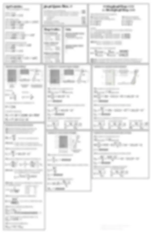 All Civil Engineering Formulas | Cheat Sheet Calculus for Engineers ...