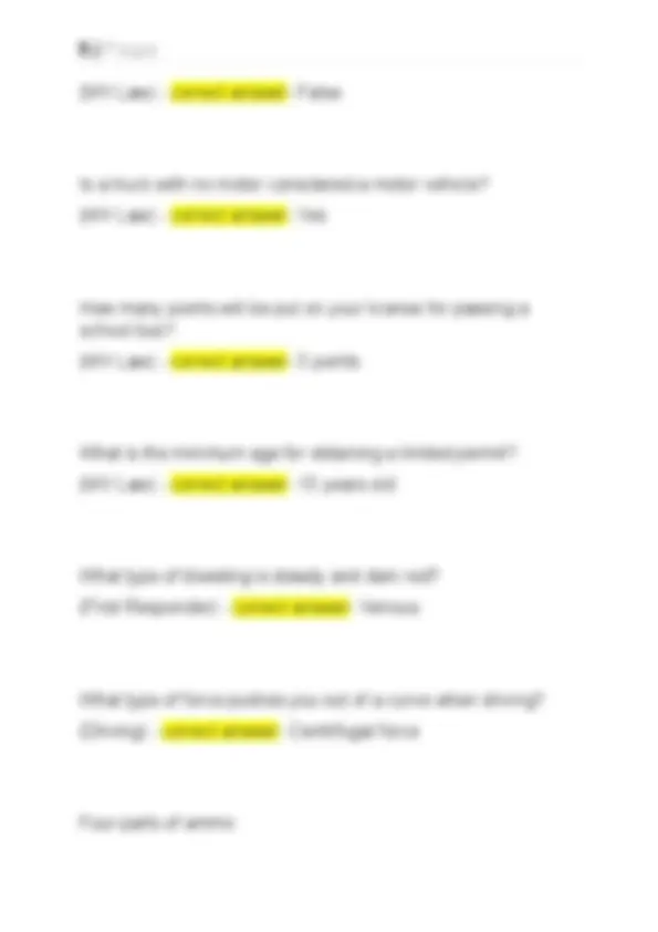 NC BLET State Exam 2025: Updated Questions and Answers | Exams Advanced ...