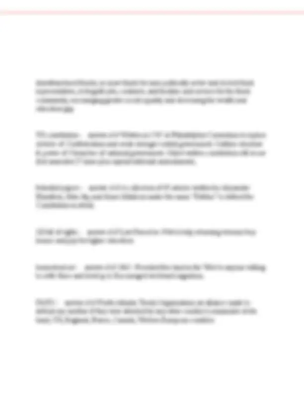 U.S. History STAAR Cheat Sheet exam.pdf | Exams Nursing | Docsity