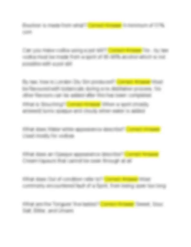 WSET LEVEL 2 – SPIRITS LATEST ACTUAL TEST GRADED A+|| 2025-2026 ACTUAL ...